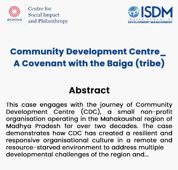 ISDM - community development centre cdc